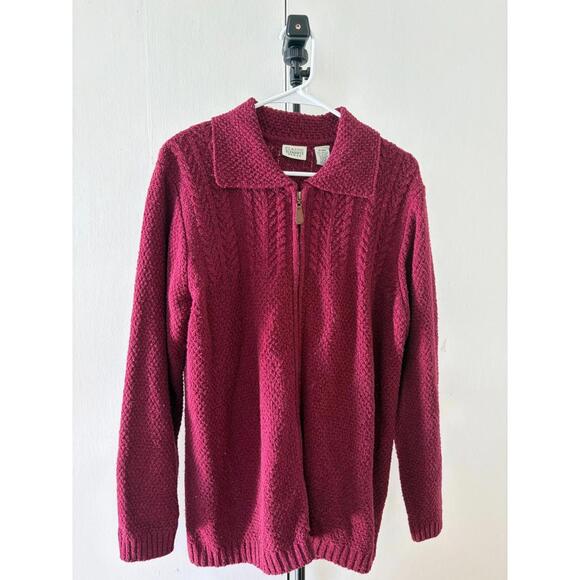 Classic Elements | Sweaters | Classic Elements Woman Zipup Textured ...